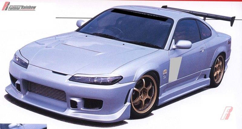 Nissan 1999 Silvia S15 CW style body kit - Faithful Rainbow