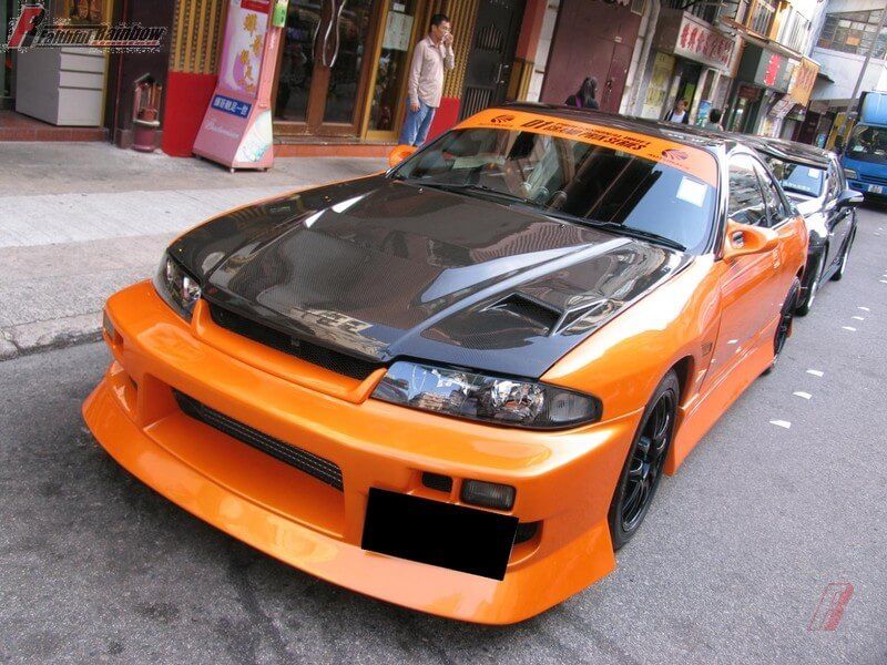 Nissan 1995 Skyline GTS coupe R33 W style body kit - Faithful Rainbow